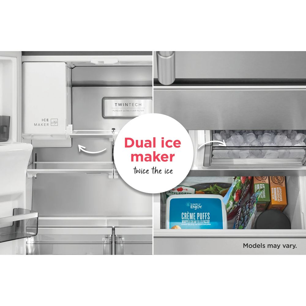 Refrigerador Frigidaire Profesional 22.6 Cu. Pie. profundo con puerta ...