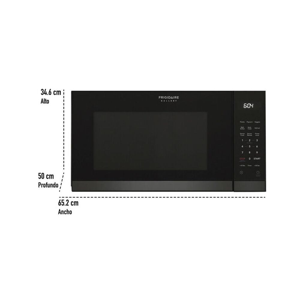Horno De Microondas Frigidaire Empotrable 2.2 Pies Negro GMBS3068AD - p ...